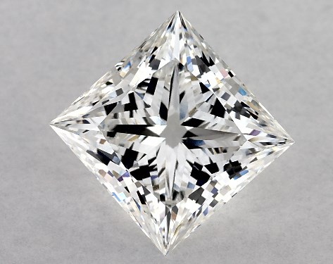 GIA 5.02 Carat E-VS1 Ideal Cut Princess Lab-Grown Diamond