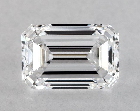 GIA 0.50 Carat D-VVS1 Good Cut Emerald Diamond