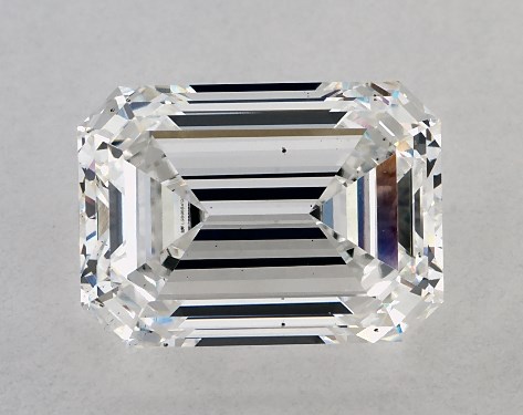 IGI 4.07 Carat D-VS2 Very Good Cut Emerald Lab-Grown Diamond