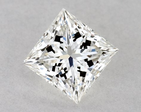 GIA 0.40 Carat H-VS1 Ideal Cut Princess Diamond