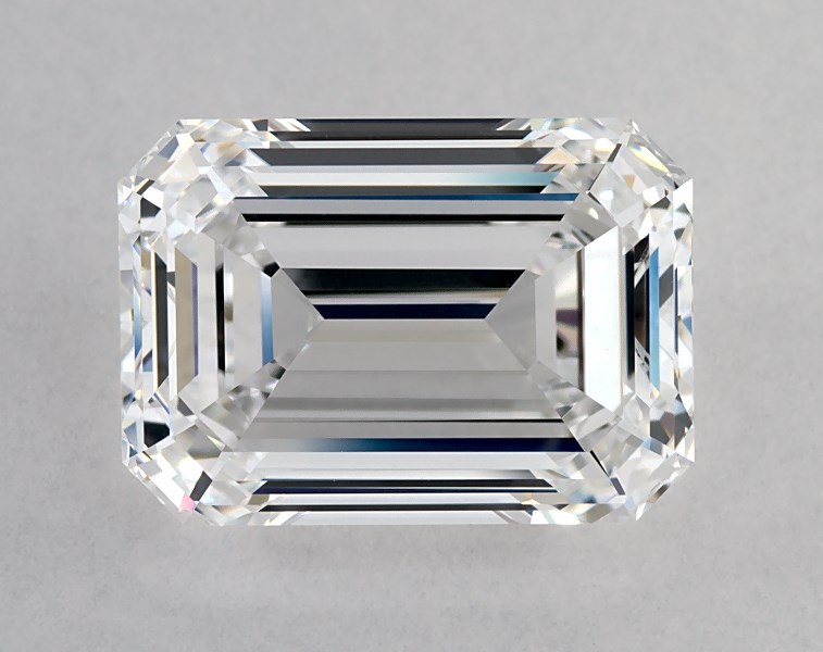 IGI 3.00 Carat D-VVS1 Very Good Cut Emerald Lab-Grown Diamond