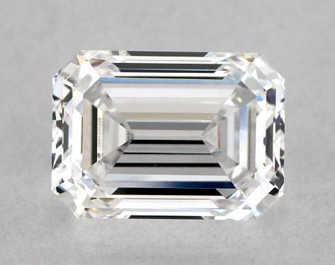 IGI 1.02 Carat D-VVS2 Very Good Cut Emerald Lab-Grown Diamond