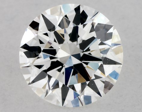 GIA 0.41 Carat F-SI1 Excellent Cut Round Diamond