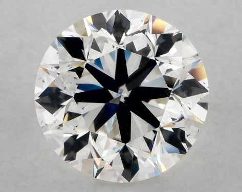 GIA 2.51 Carat H-SI1 Very Good Cut Round Diamond