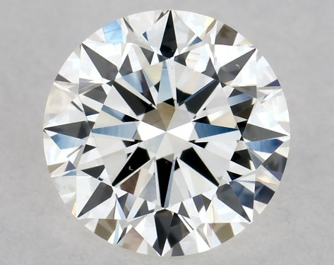 GIA 0.53 Carat H-VS2 Excellent Cut Round Diamond