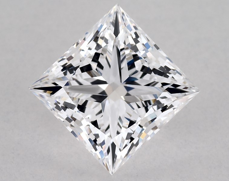 GIA 1.52 Carat D-IF Ideal Cut Princess Lab-Grown Diamond