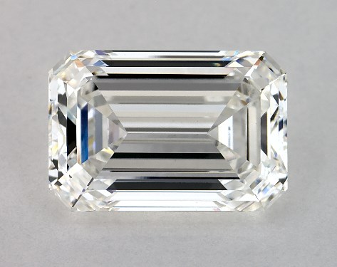 IGI 4.54 Carat E-VVS2 Very Good Cut Emerald Lab-Grown Diamond