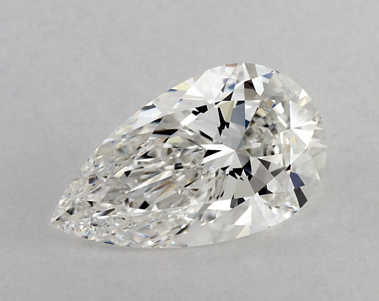 IGI 2.99 Carat F-VVS2 Excellent Cut Pear Lab-Grown Diamond