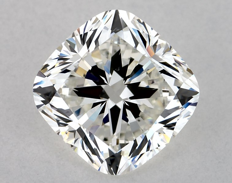 GIA 2.21 Carat H-SI1 Ideal Cut Cushion Modified Diamond