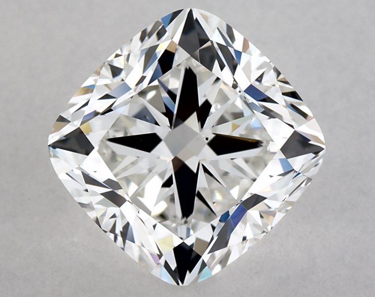 GIA 2.50 Carat F-VS2 Ideal Cut Cushion Modified Diamond